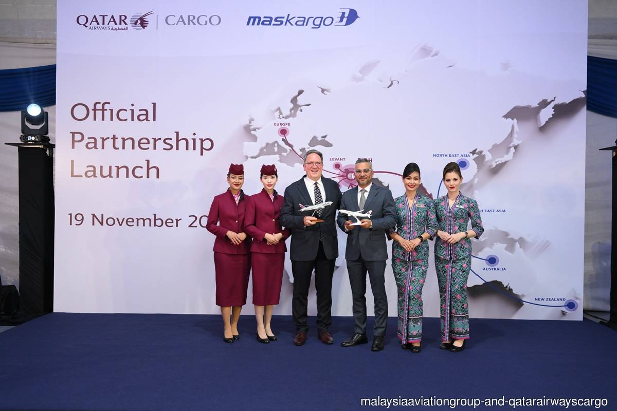 MASkargo partners Qatar Airways Cargo to expand capacity, connection